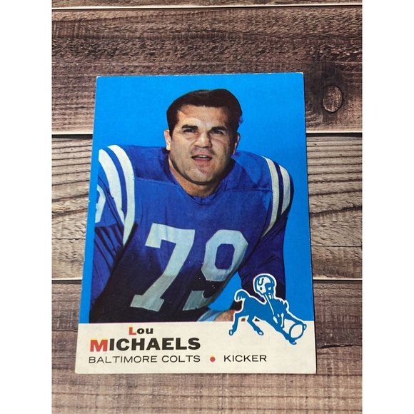 Toys | 1969 Topps 116 Lou Michaels Baltimore Colts Football Card | Poshmark